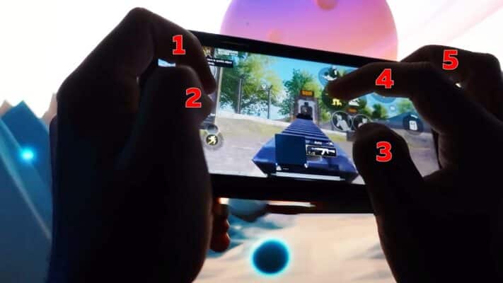 Finger layout in PUBG Mobile: codes for 3, 4, 5, 6 fingers
