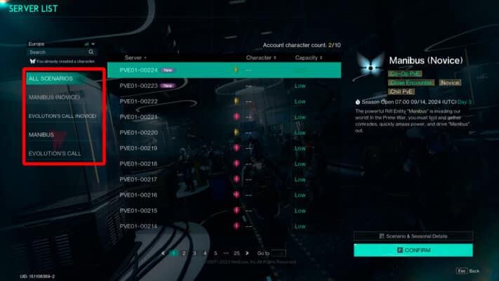 Once Human のサーバー: ログイン方法と選択するサーバー