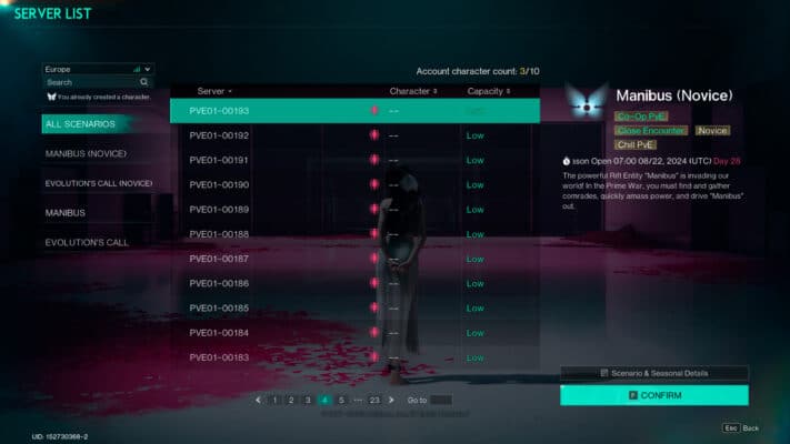 Servers in Once Human: how to enter and which server to choose