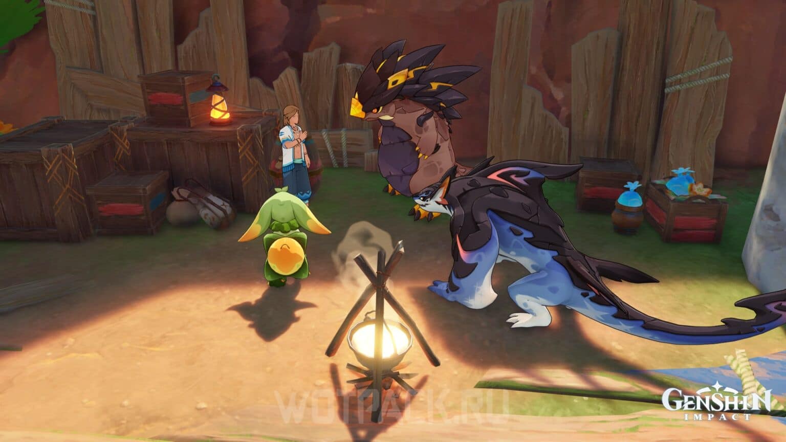 In the footsteps of the chosen one of dragons Genshin Impact: walkthrough