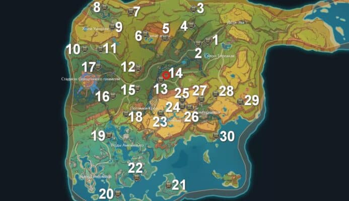 All Natlan's Amazing Chests in Genshin Impact: Where to Find [Map]