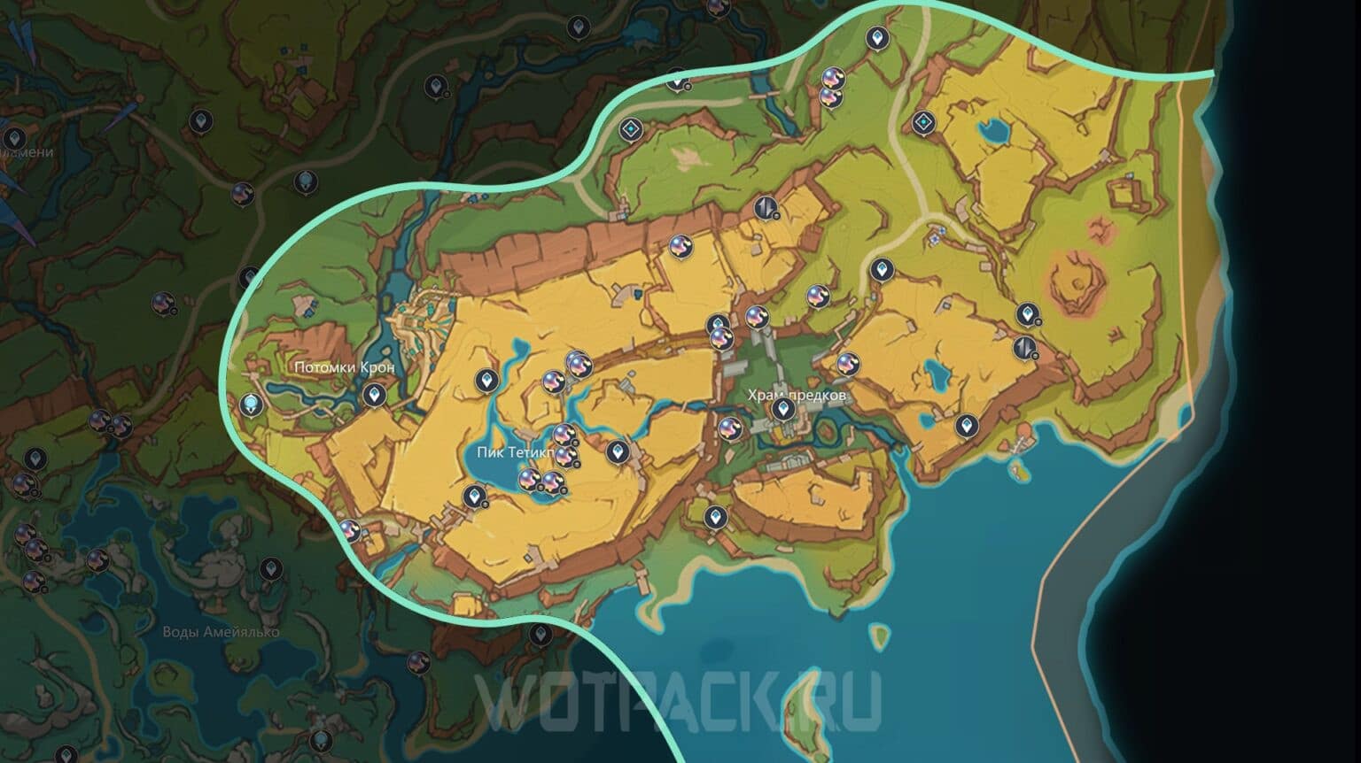 Гора Коатепек в Genshin Impact: как закрыть на 100%