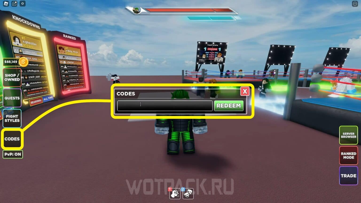 Untitled Boxing Game Codes for October 2025