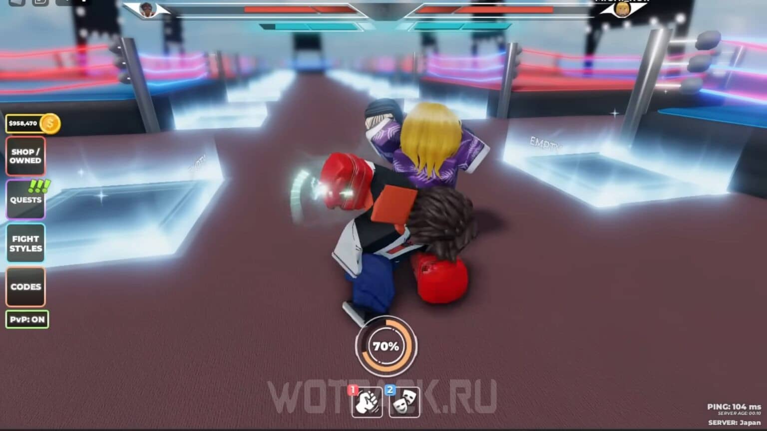 Коды Untitled Boxing Game (Безымянный бокс) на октябрь 2025