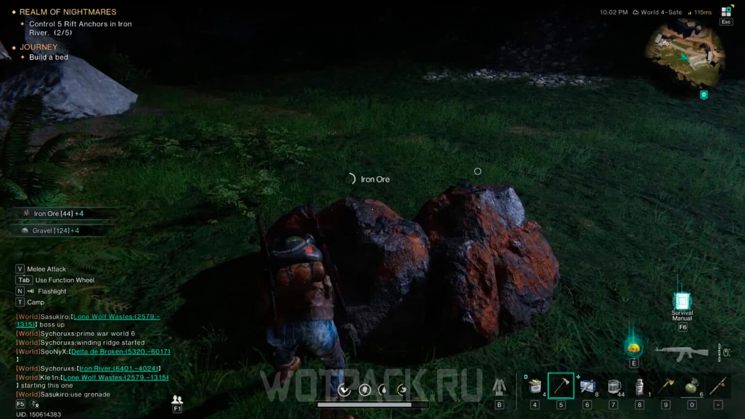 Ore in Once Human: Where to find all types and ore map