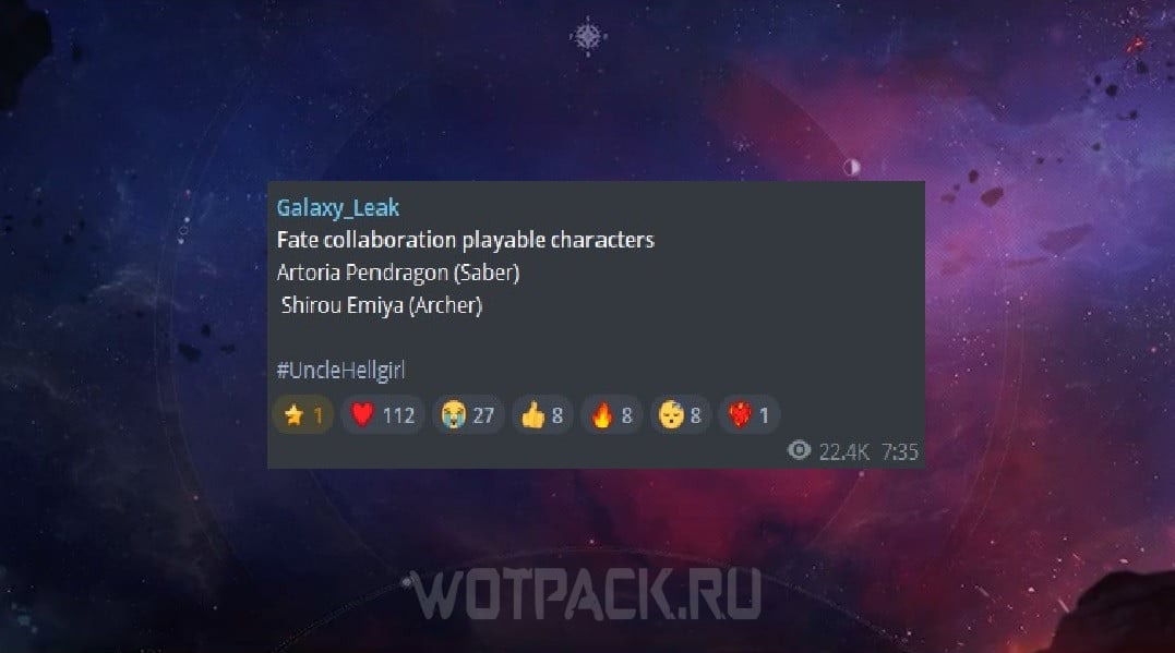 Insider: HSR to Add Two Characters as Part of Fate/SN Collaboration