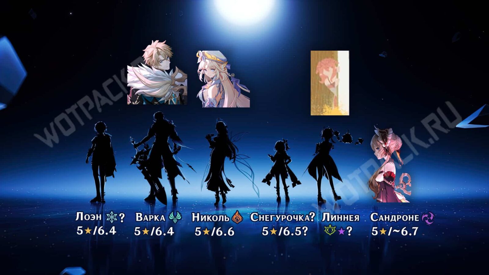 Calendrier des bannières 2026 Genshin Impact [6.2-6.8]